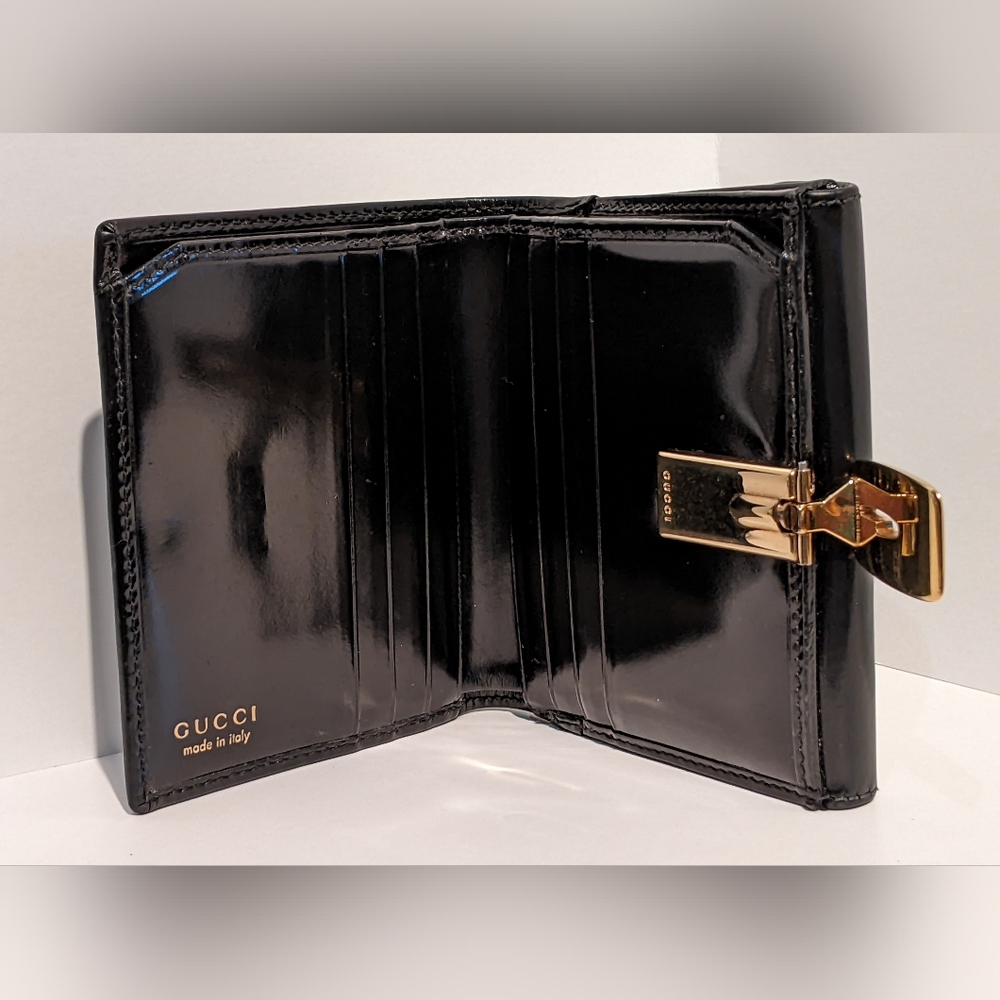 Gucci Vintage Bi-Fold Leather Wallet - Gem